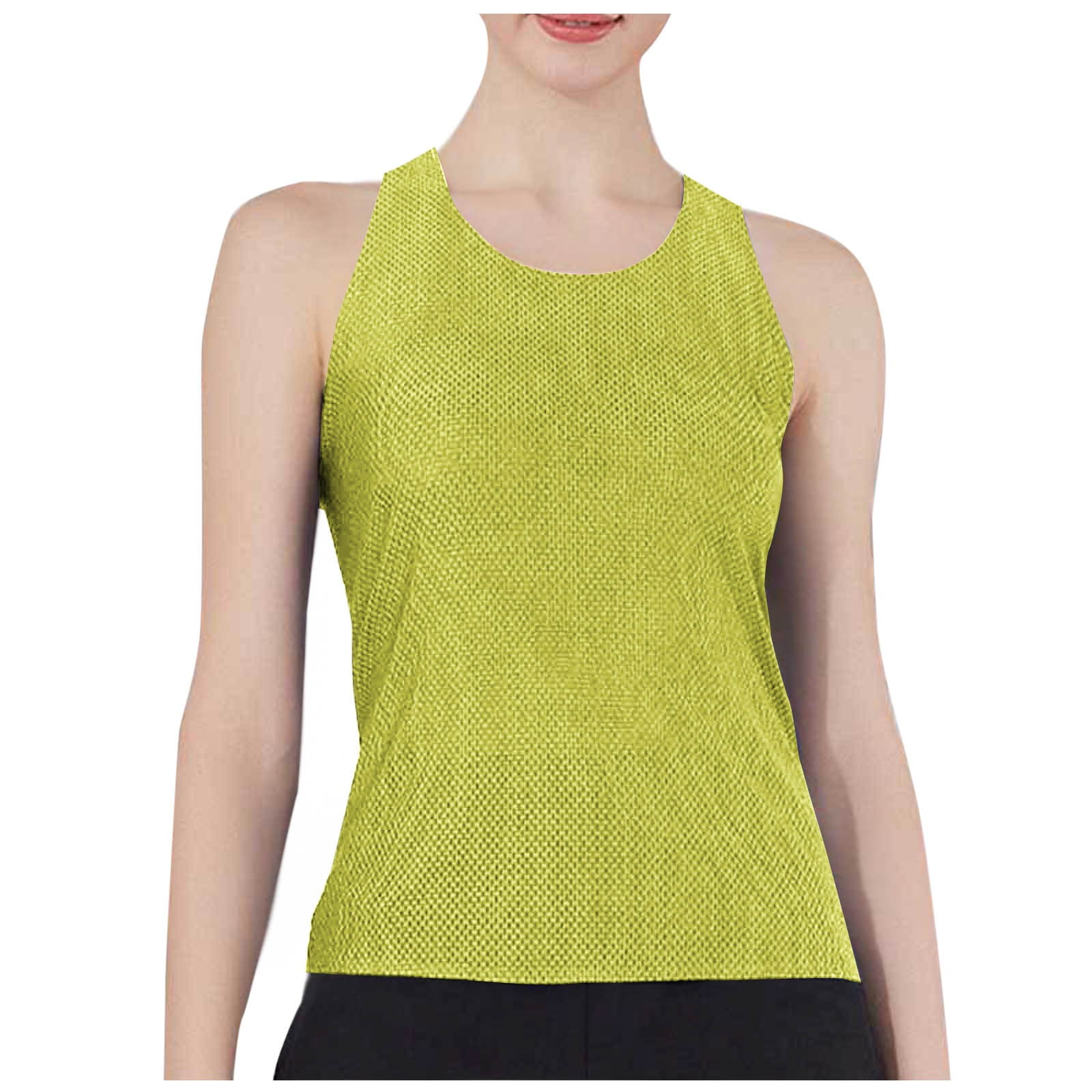 Posijego Women's Sleeveless Workout Tops Yoga Gym Athletic Running ...