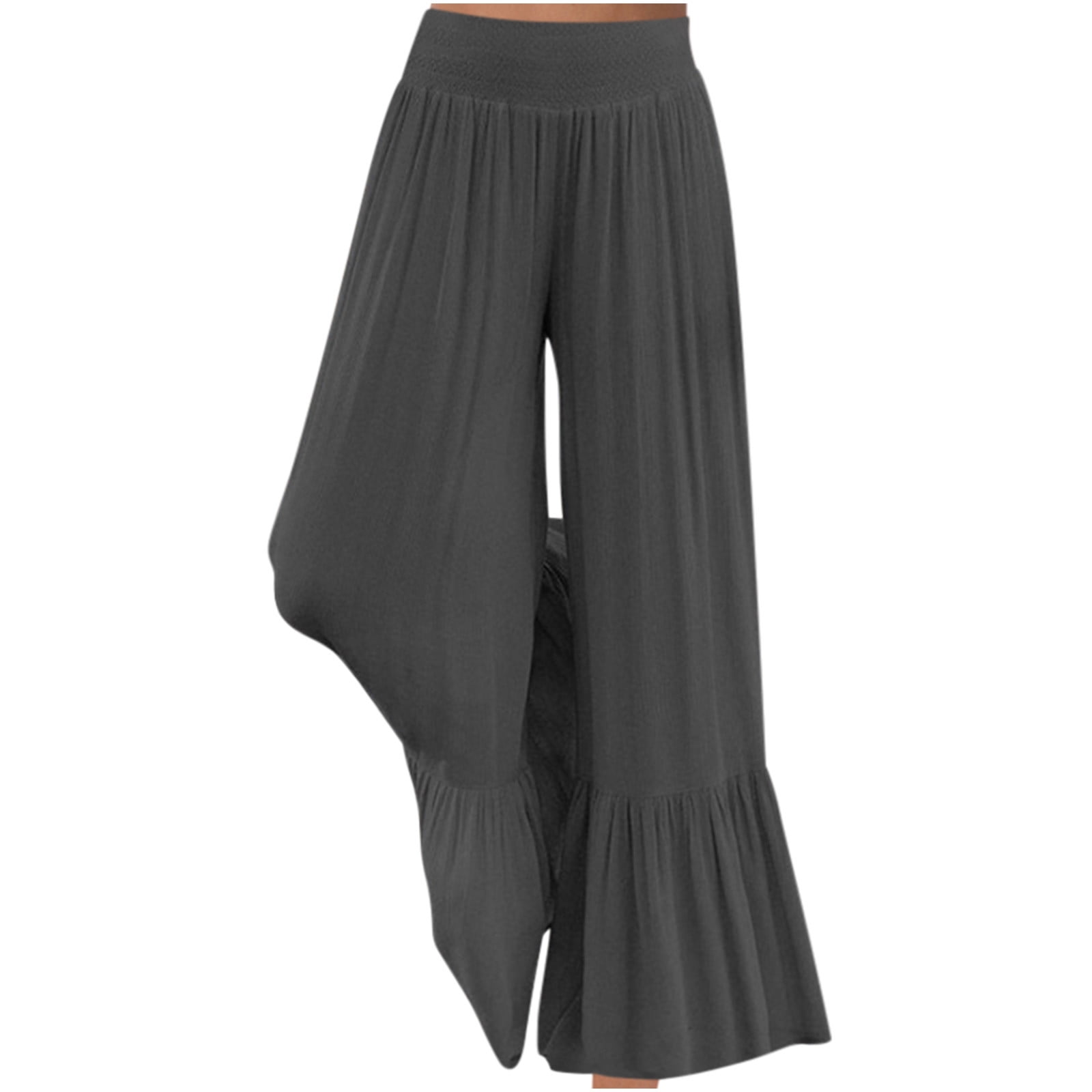 Posijego Womens Wide Leg Palazzo Pants For Summer 2024 Womens High