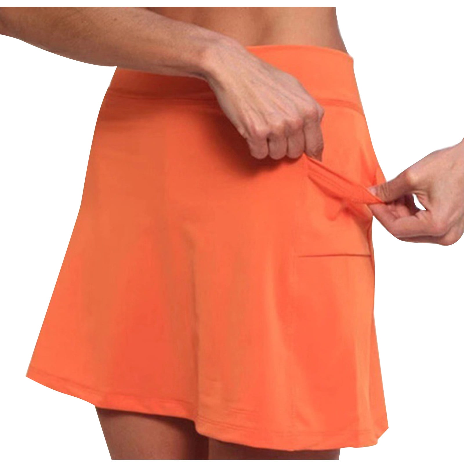 Posijego Womens Shorts Skirt High Waist Yoga Gym Sport Skorts Running ...