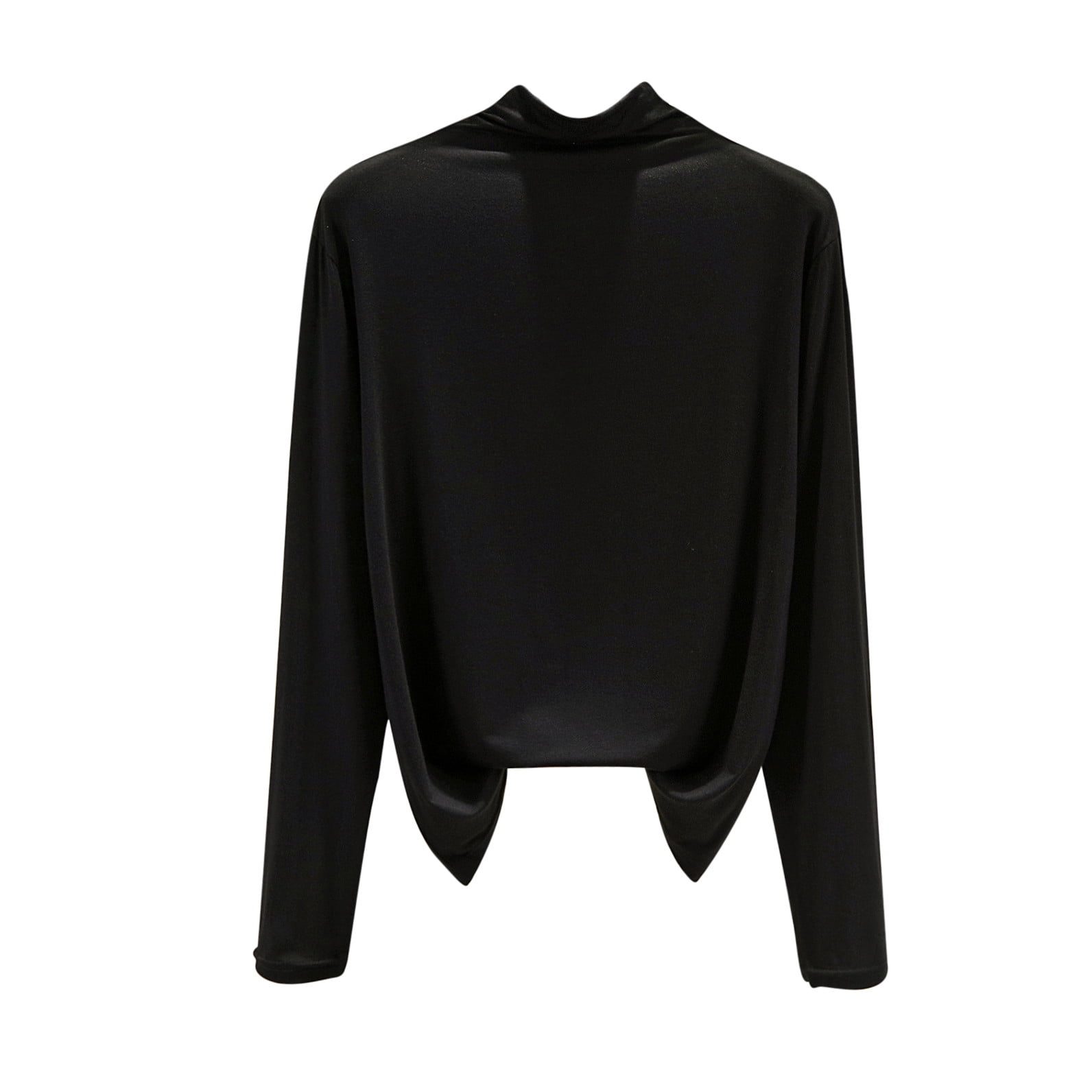 Posijego Womens Ultra-Thin Shirts Plain Long Sleeve Mock Neck T Shirt ...