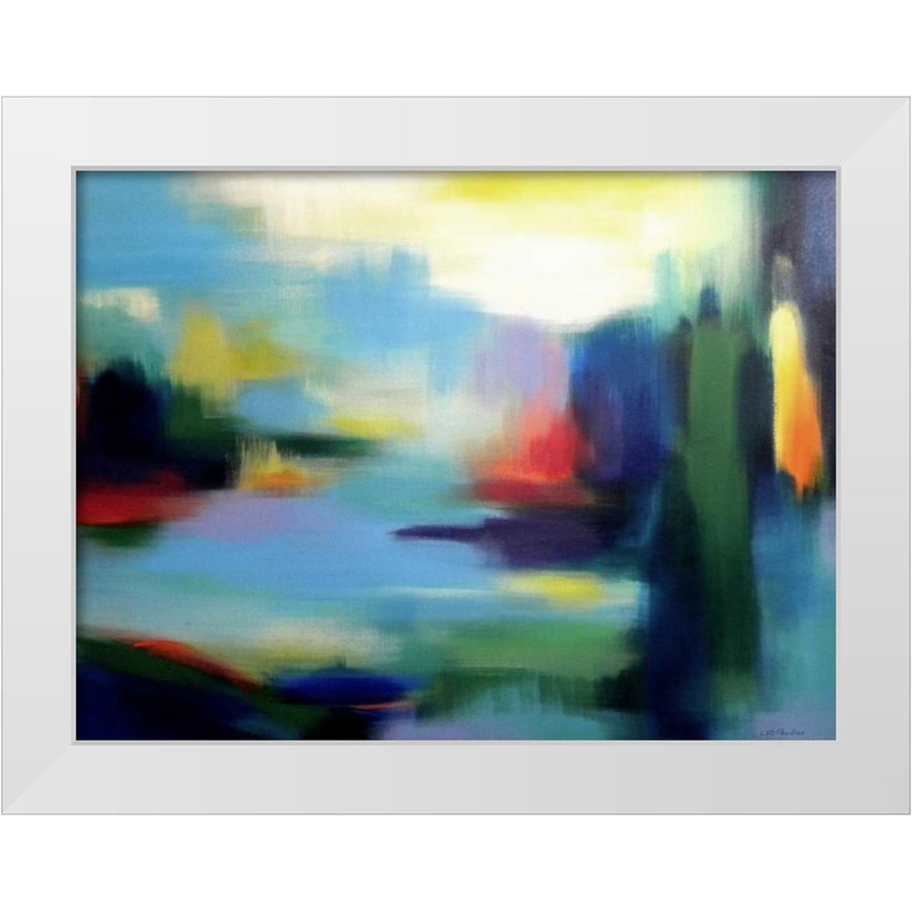Posillico, Leo 14x12 White Modern Wood Framed Museum Art Print Titled ...