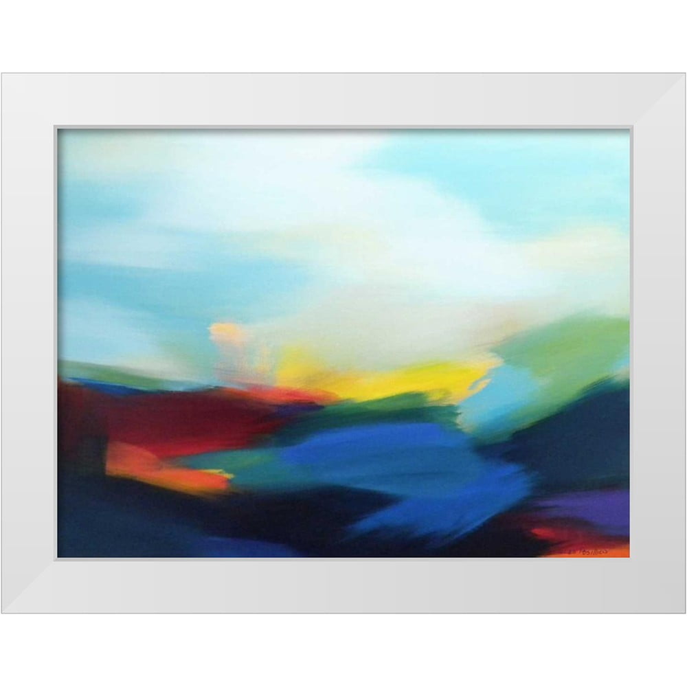 Posillico, Leo 14x12 White Modern Wood Framed Museum Art Print Titled ...