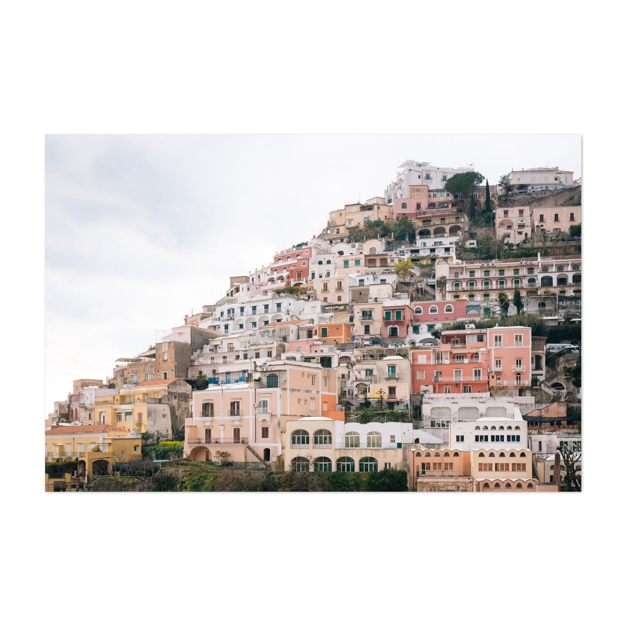 Positano Pastels - Positano Campania Italy Photography Architecture ...