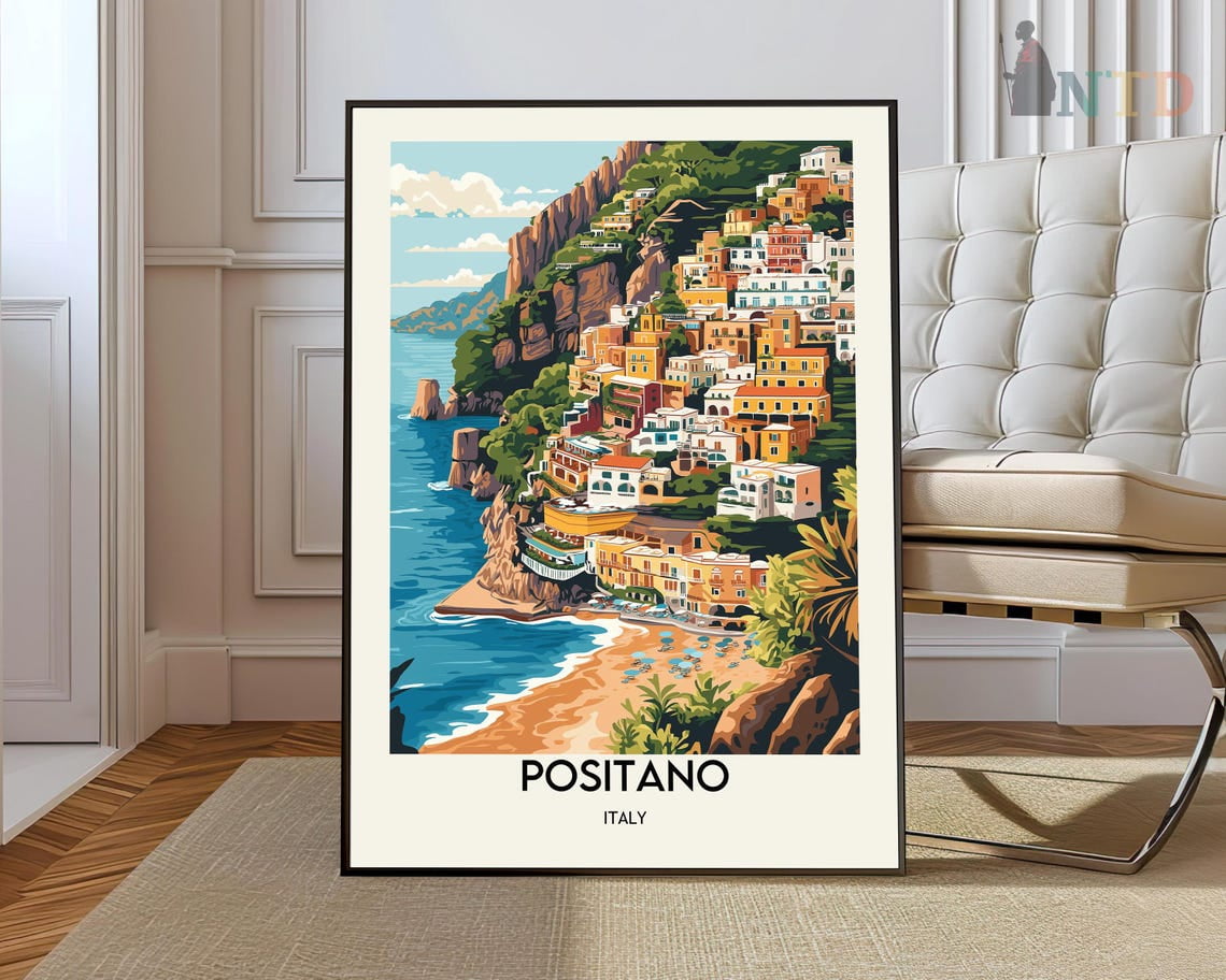 Positano Print, Positanopositano Poster, Positano Photo, Positano ...