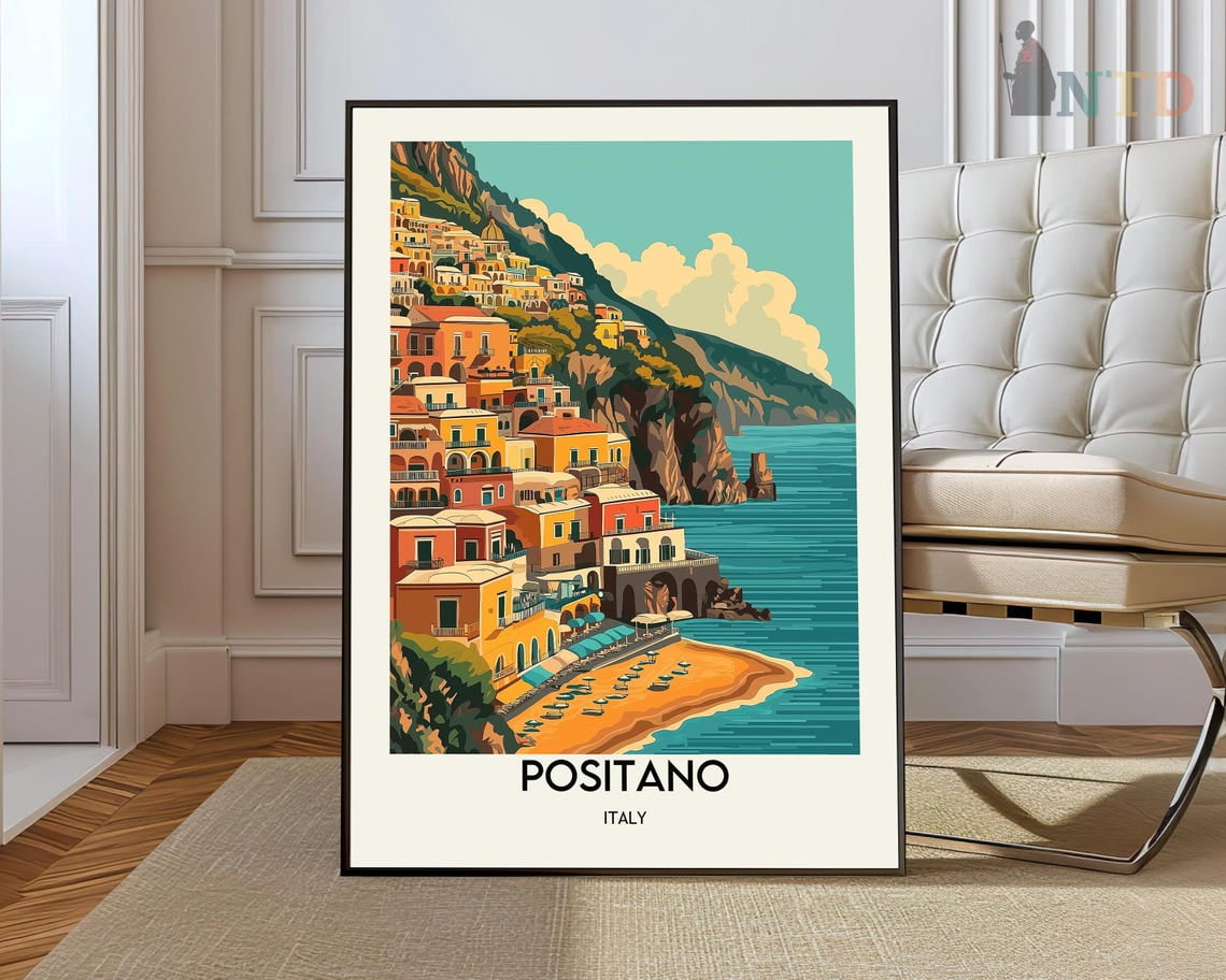 Positano Print, Positanopositano Poster, Positano Photo, Positano ...