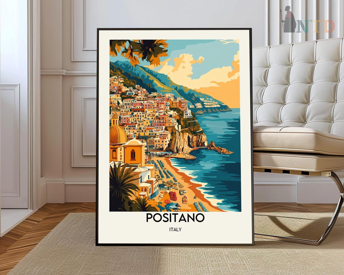 Positano Print, Positanopositano Poster, Positano Photo, Positano ...