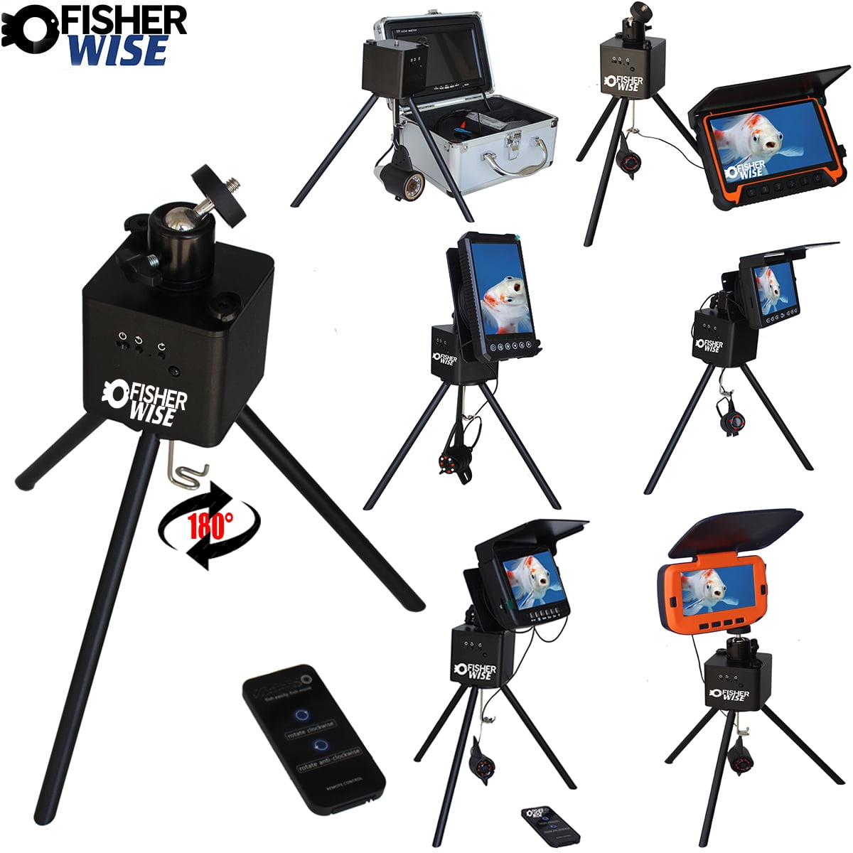 Positioner for Underwater Fishing Camera - [Full-Aluminum] Tripod for ...
