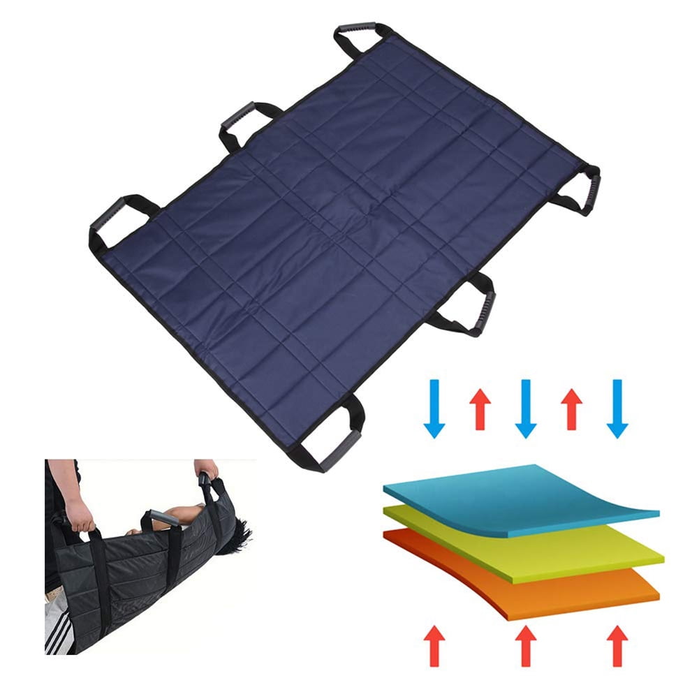 "Medical Bed Pad with 6 Handles, 45""x26"", for Patient Transfer in ...