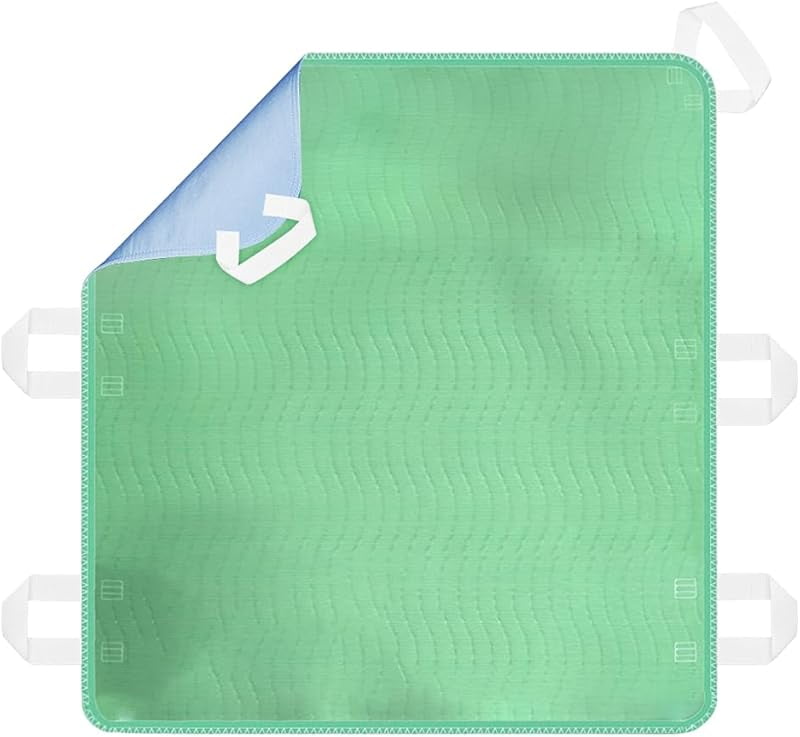 Positioning Bed Pad Washable Waterproof, 6 Handles Heavy Absorbency ...