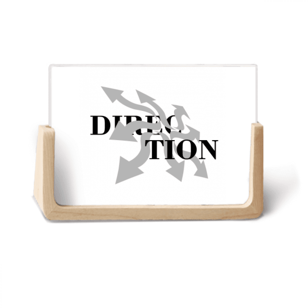 Positioning Direction Indication Path Photo Wooden Photo Frame Tabletop ...