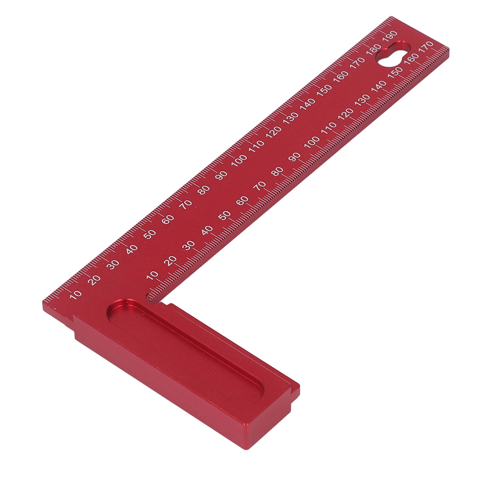Positioning Square Aluminium Alloy Clear Scale L Ruler Carpenter Tool ...