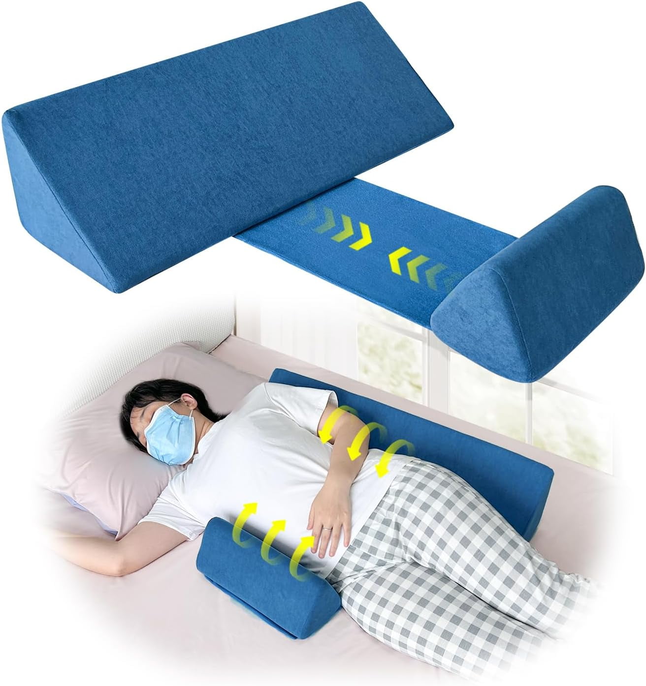 Positioning Wedge Pillow for Bed Sores Prevention Medical Bed Wedge for ...