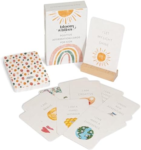 Positive Affirmation Cards for Kids - 50 Daily Inspirational Cards with ...