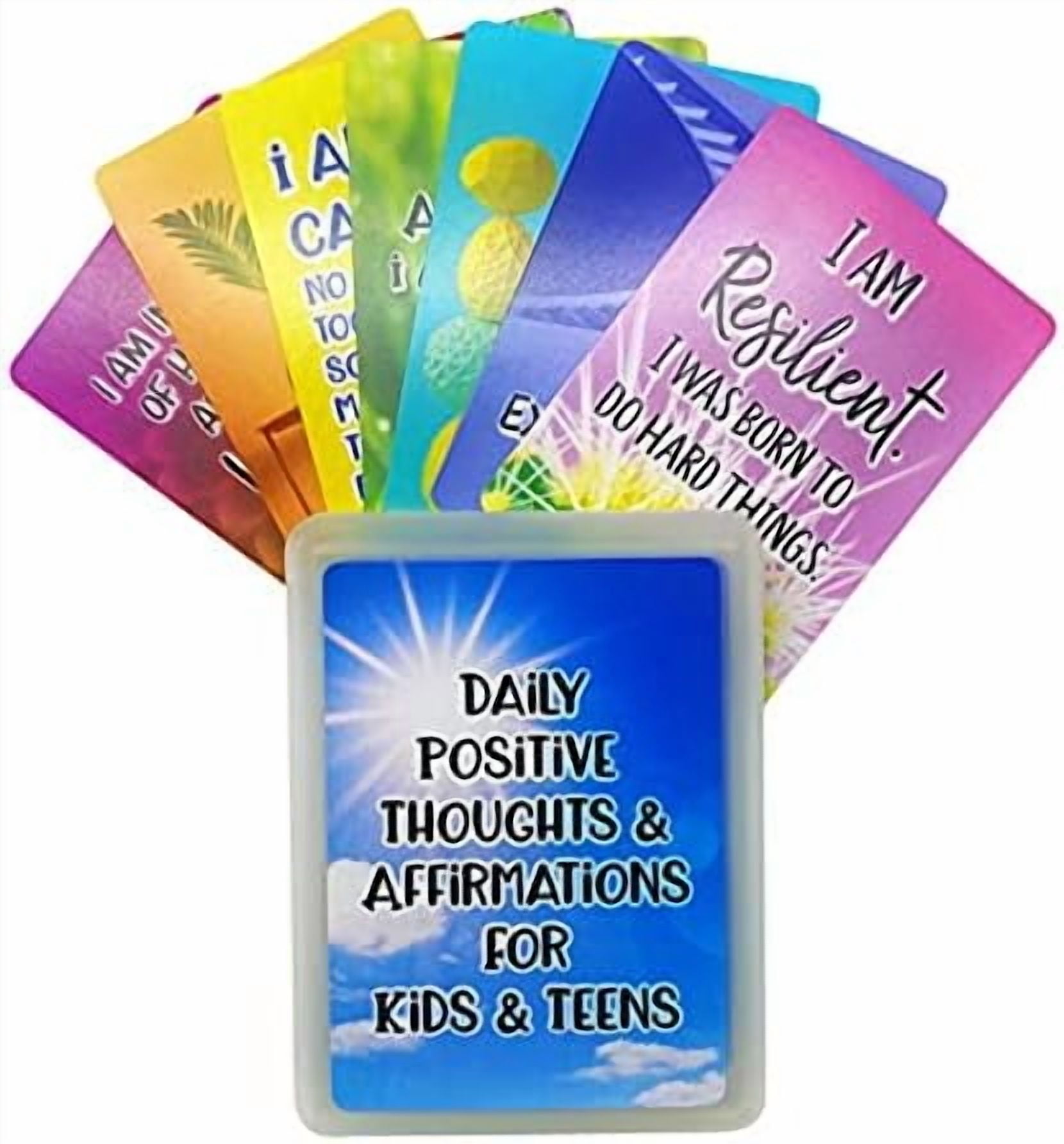 Positive Affirmation Cards for Kids and Teens - 54 Affirmations ...