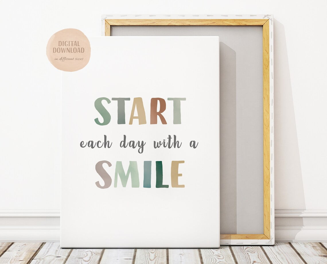 Positive Affirmation, Classroom Decor, Educational Poster, Play Room ...
