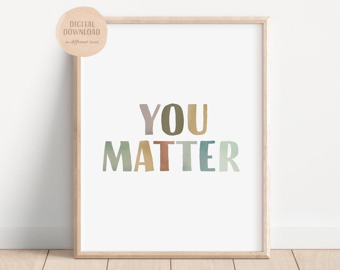 Positive Affirmation, Classroom Decor, Educational Poster, Play Room ...