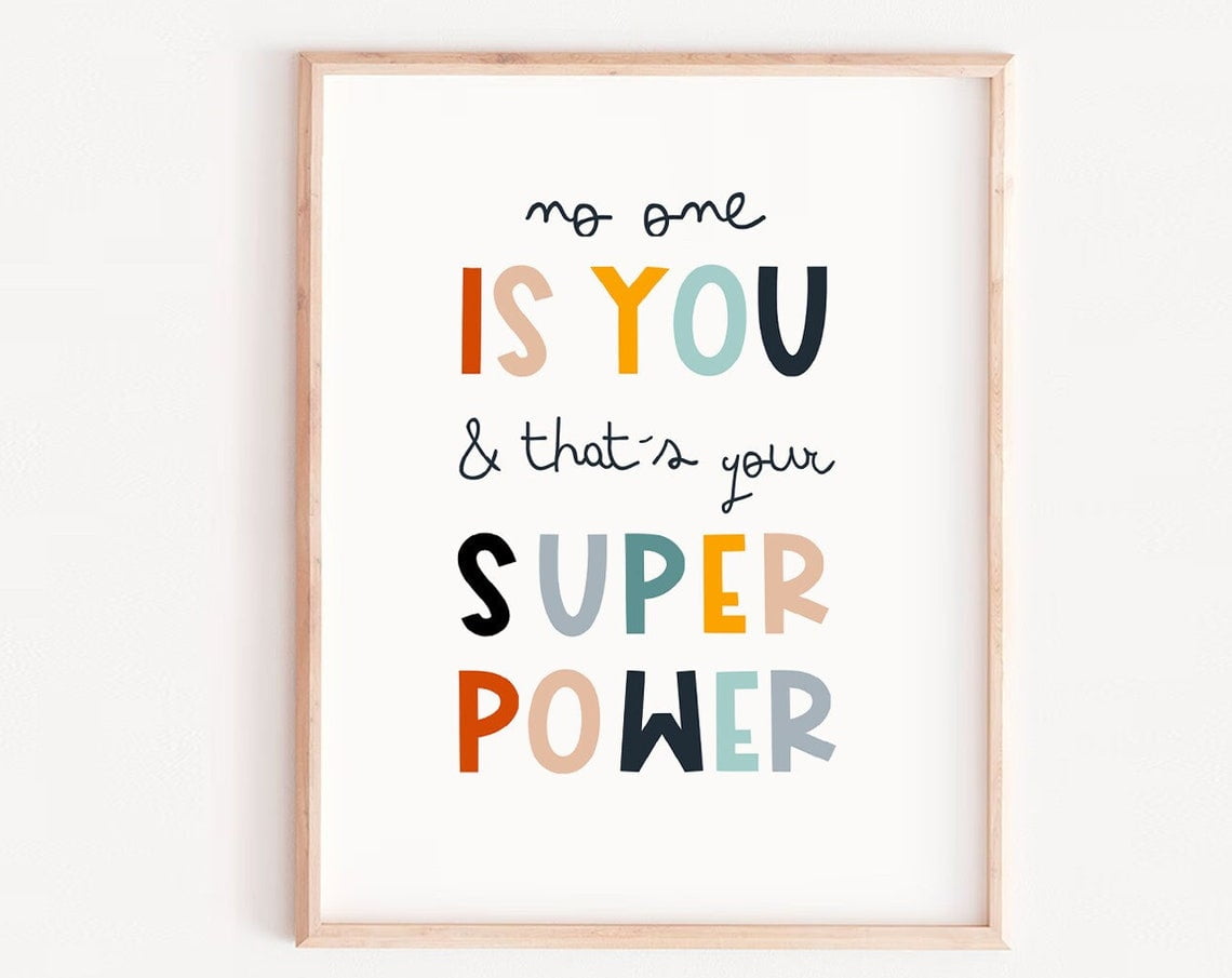 Positive Affirmation Print, Neutral Print, Motivational Poster, Kids ...