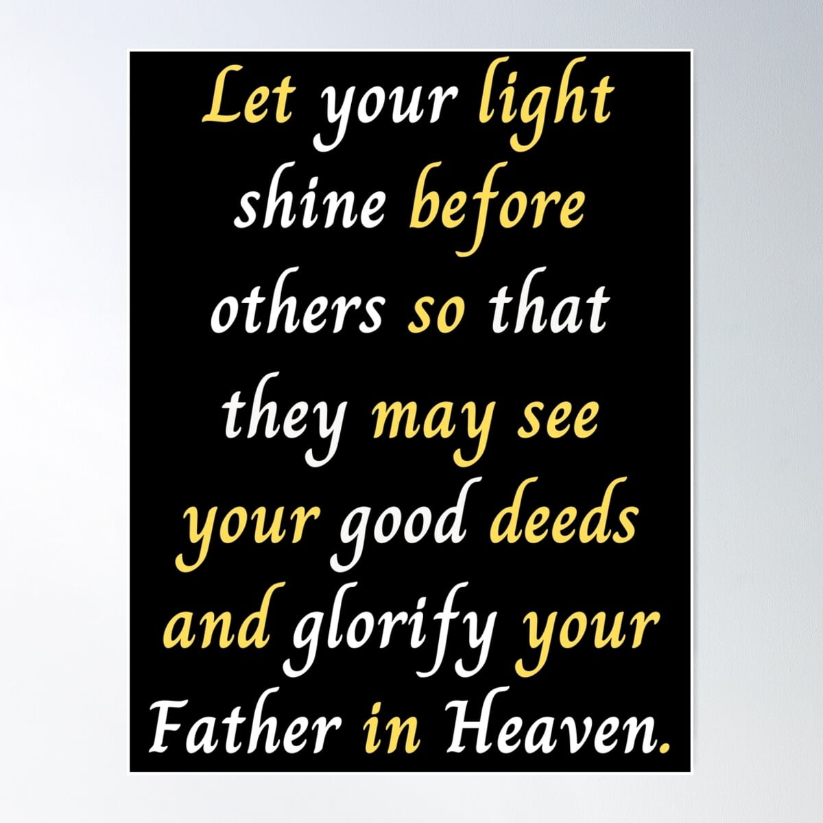 Positive Affirmations 2025 Let Your Light Shine, Bible Verse Of The Day ...