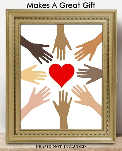 Positive Affirmations Wall Decor for Kids: Abstract "Equality and ...