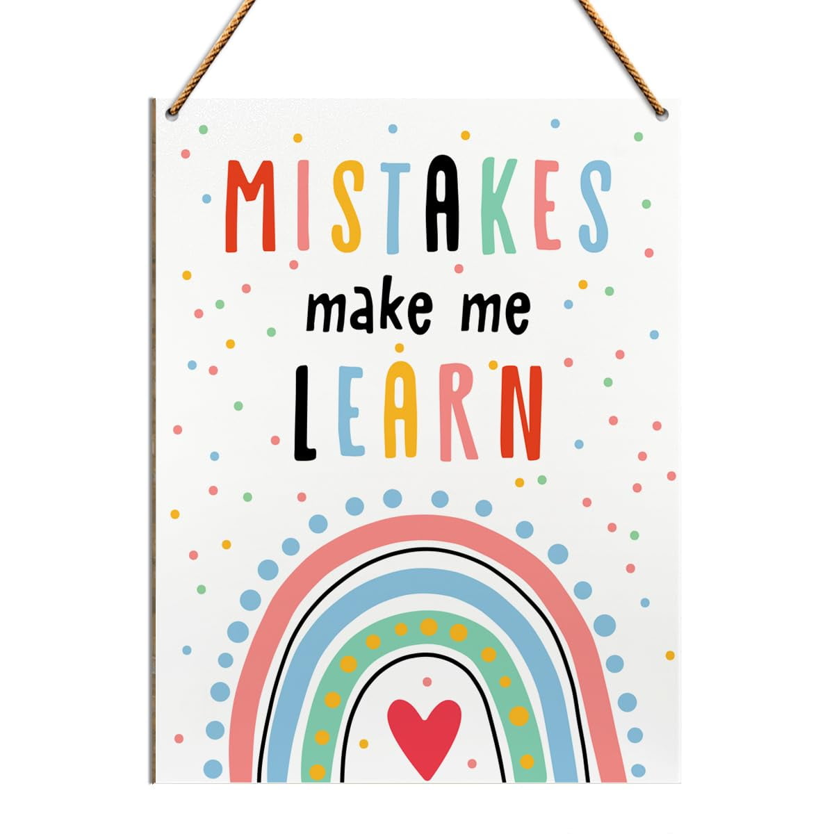 Positive Affirmations Wood Wall EC36 Decor, Inspirational Wall Art for ...