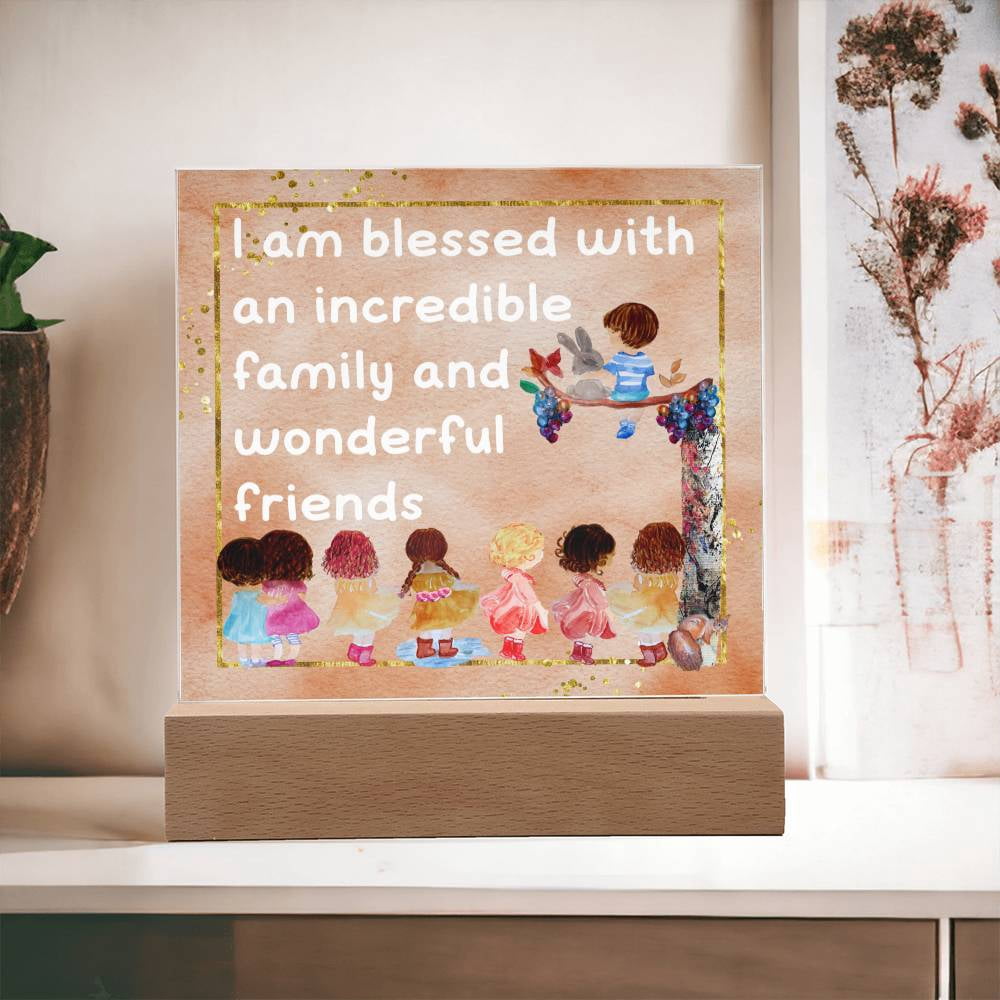 Positive Affirmations and Mindfulness | I am Blessed | Acrylic Plaque ...