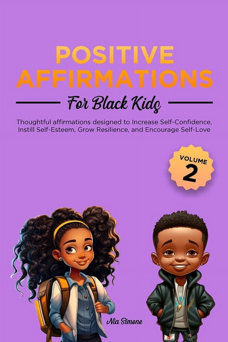 Positive Affirmations for Black Kids Volume 2, (Paperback) - Walmart.com
