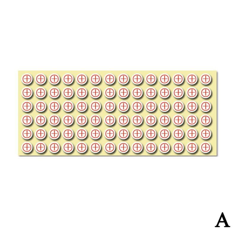 Positive And Negative Label Stickers, Plus And Minus Paper Coated ...