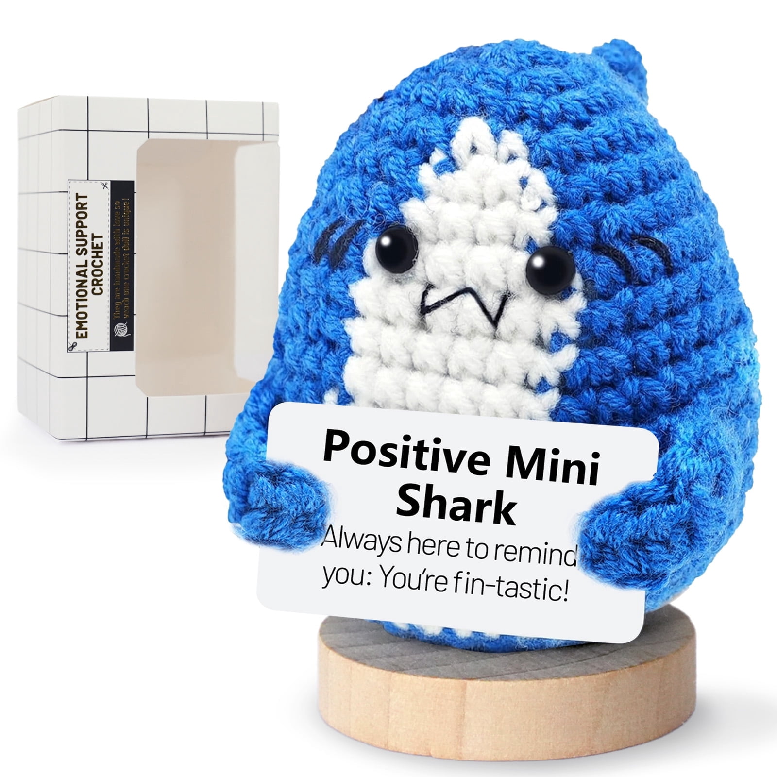 Positive Crochet Animals, Handmade Mini Animals Crochet Mini Cute Desk ...