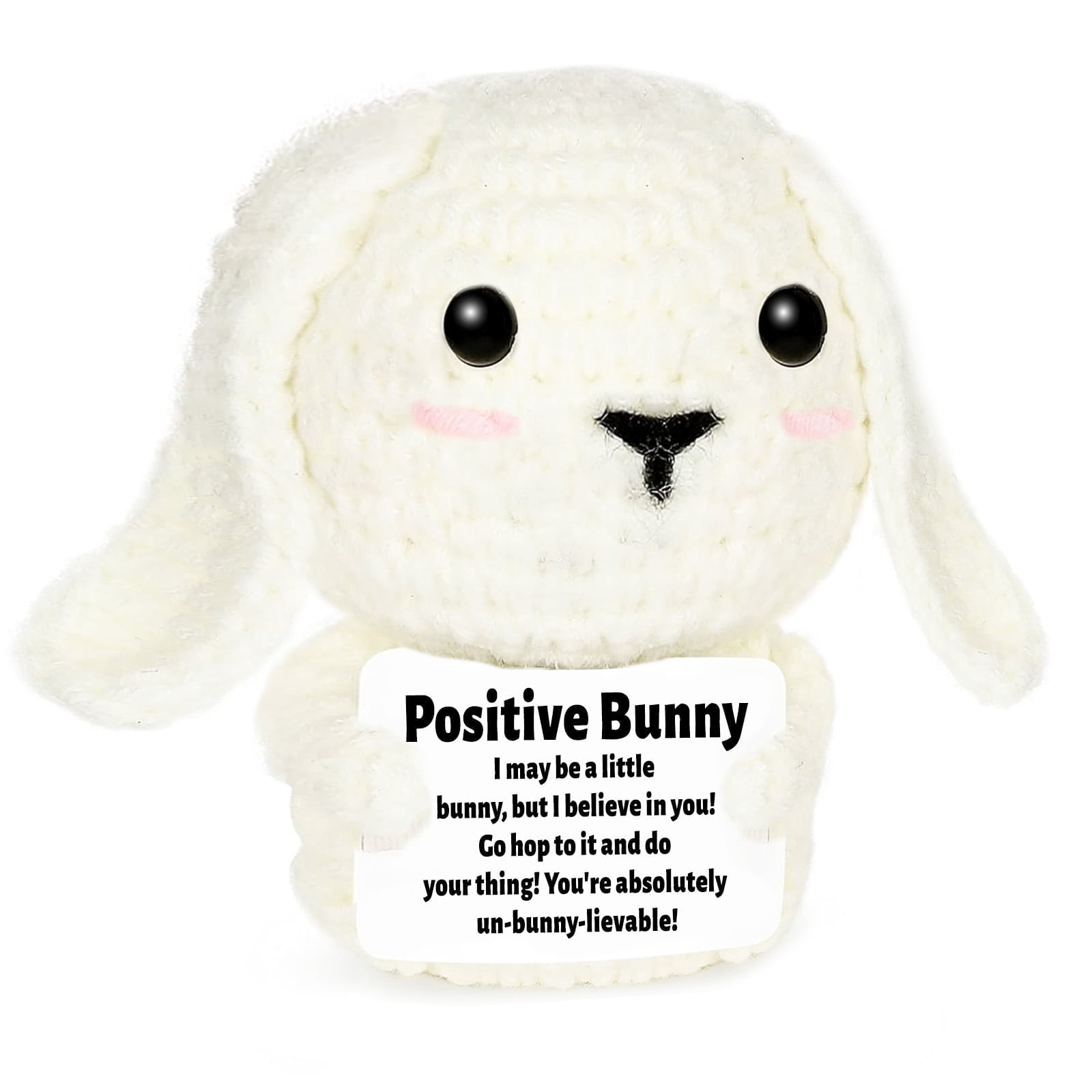 Positive Crochet Animals, Handmade Mini Animals Crochet Mini Cute Desk ...