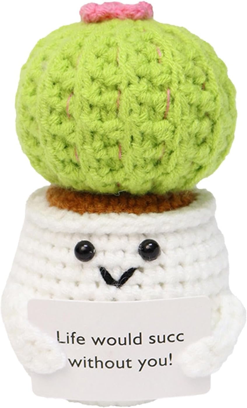 Positive Crochet Animals - Small Capybara Succulent Knitting Toy | Cute ...