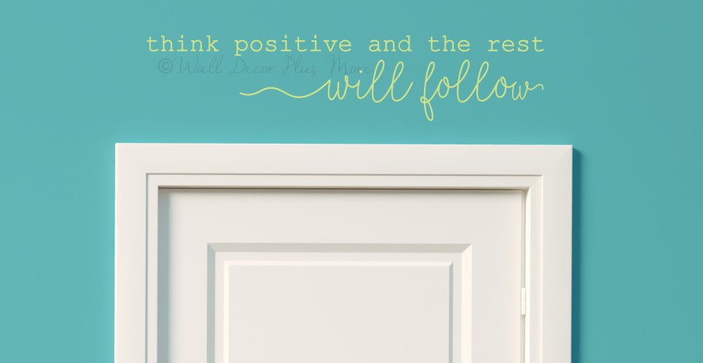 Positive Decals for Walls Vinyl Decals School Motivational Wall Sticker ...