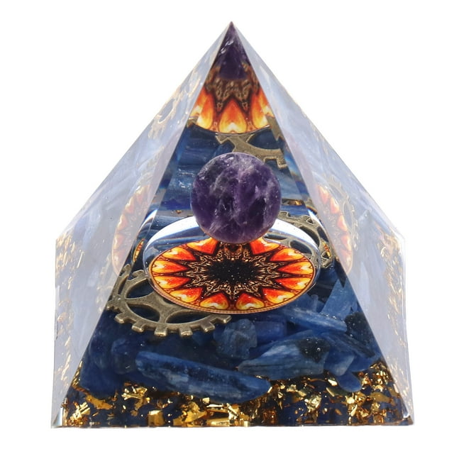 Positive Energy Pyramid Hand Crafted Tabletop Decoration Healing ...