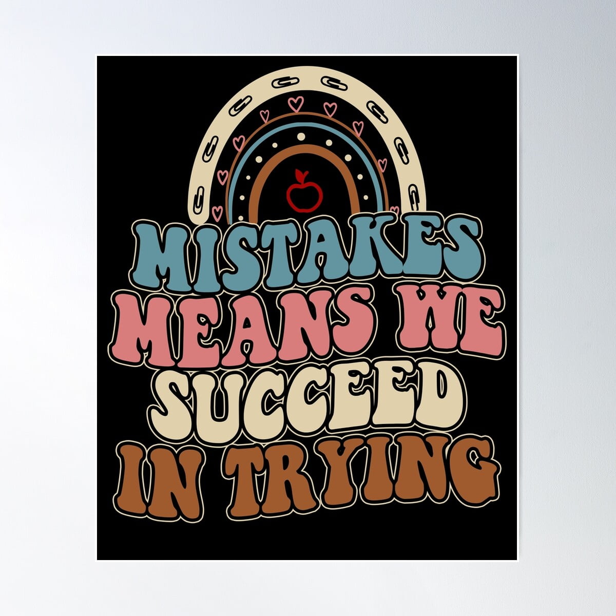 Positive Growth Mindset Poster Wall Art, Modern Wall Decor For Living ...