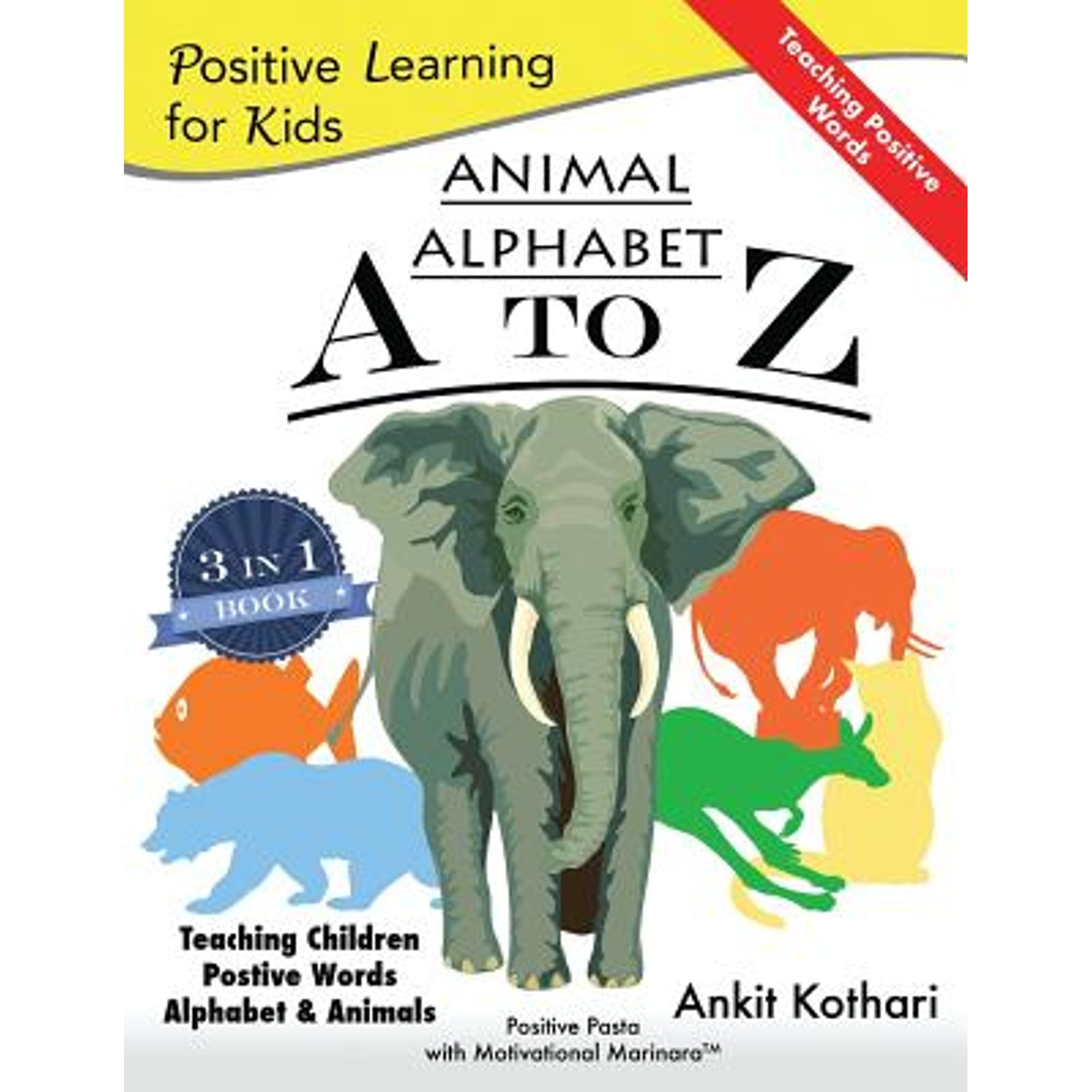 Pre-Owned Animal Alphabet A to Z: 3-in-1 book teaching children ...