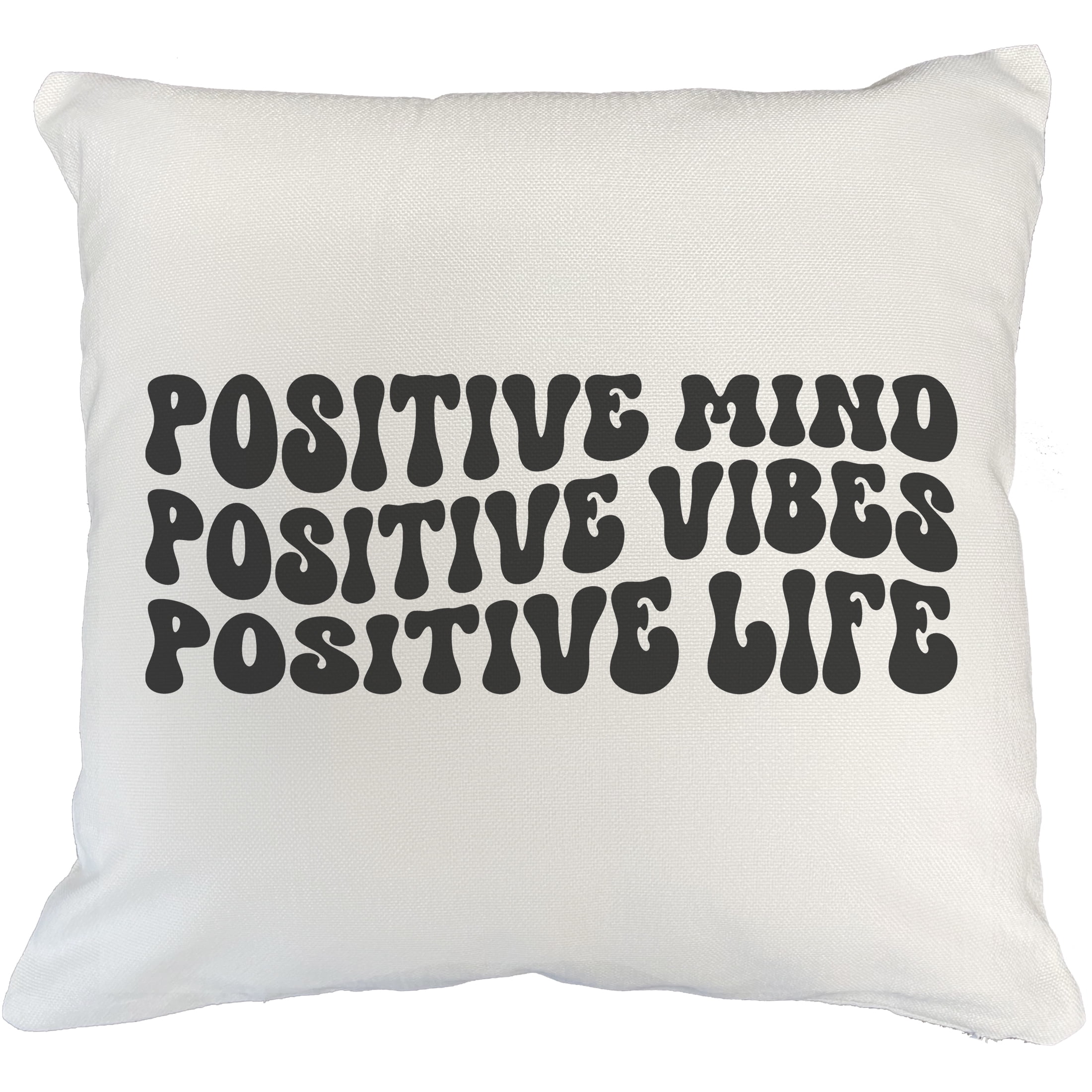 Positive Mind, Positive Vibes, Positive Life Quote, Groovy Retro Wavy ...
