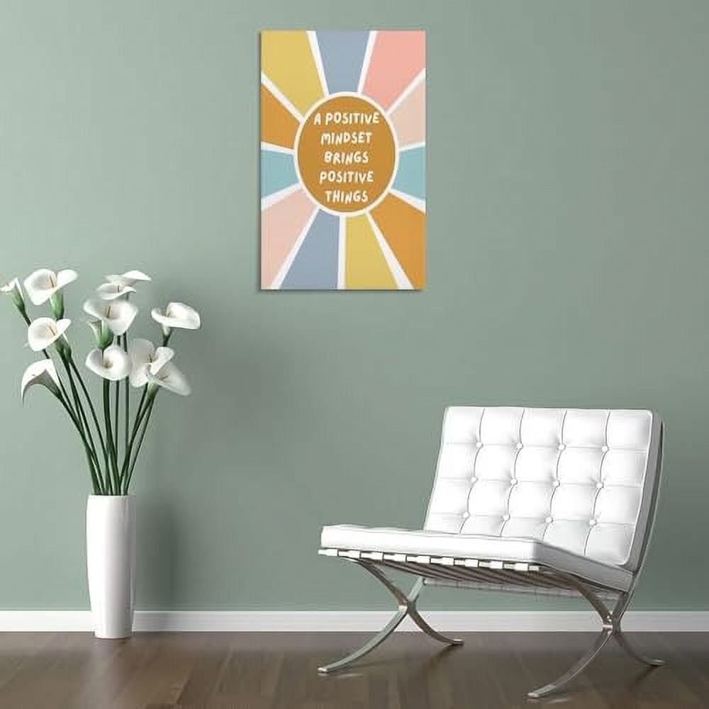 Positive Mindset Poster, Affirmation Station, Therapy Office Poster ...