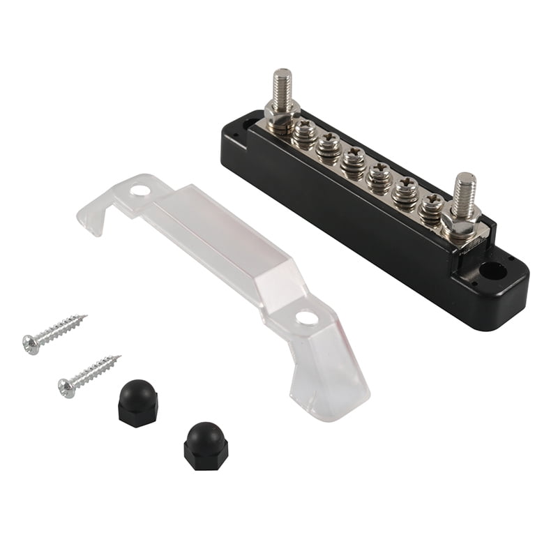 Positive Negative Battery Bus Bar Power 12V Distribution Block 2 X M6 ...
