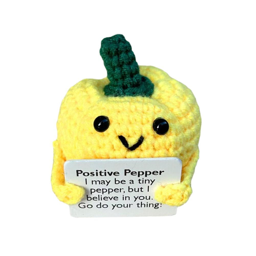 Positive Pepper Crochet - Knitted Support Vegetable H1B5 - Walmart.com