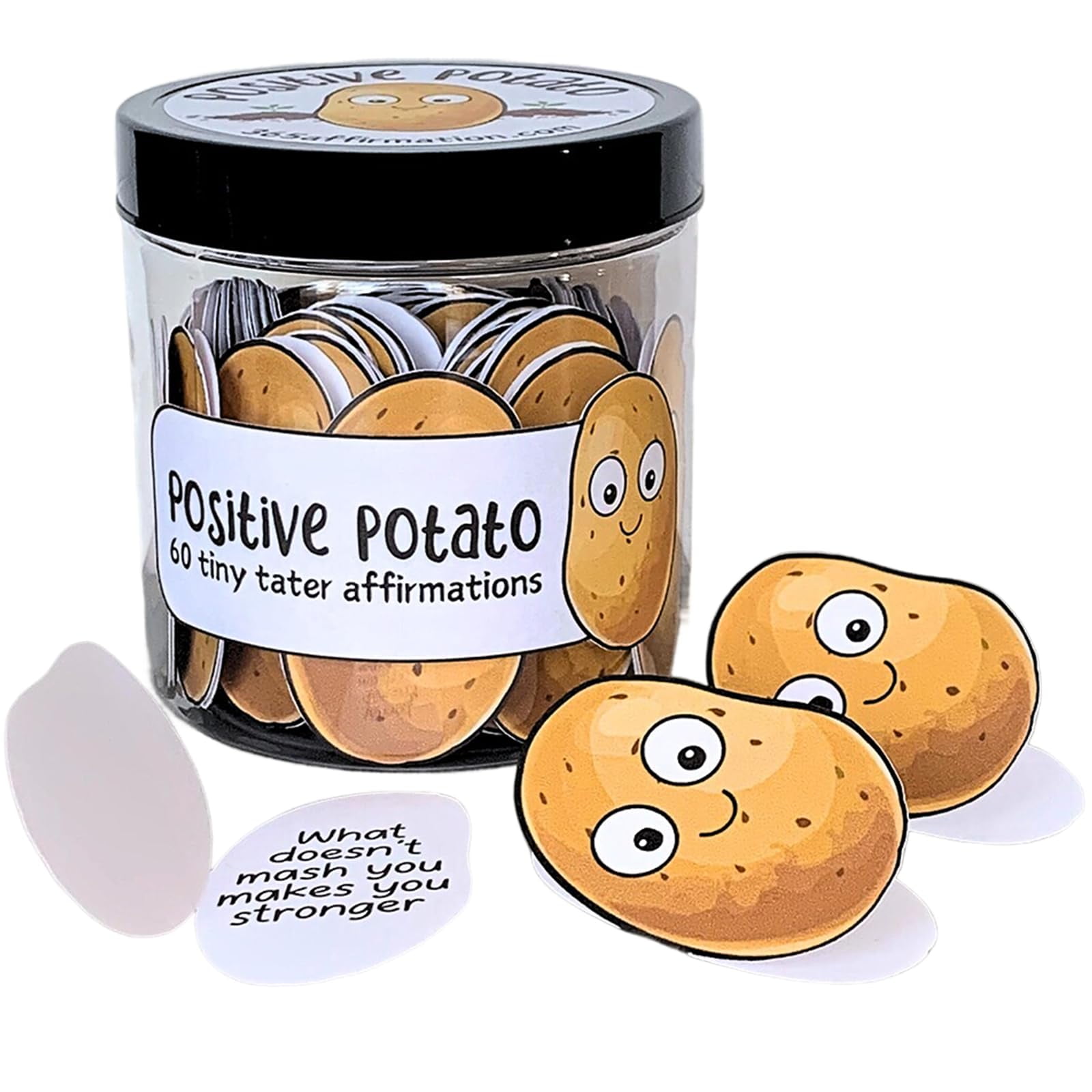 Positive Pickle Emotional Support Affirmation Cards,30 Sheets Positive ...