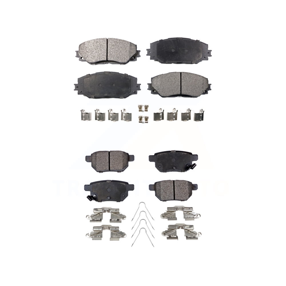 Positive Plus Front Rear Semi-Metallic Brake Pads Kit for Car Toyota ...