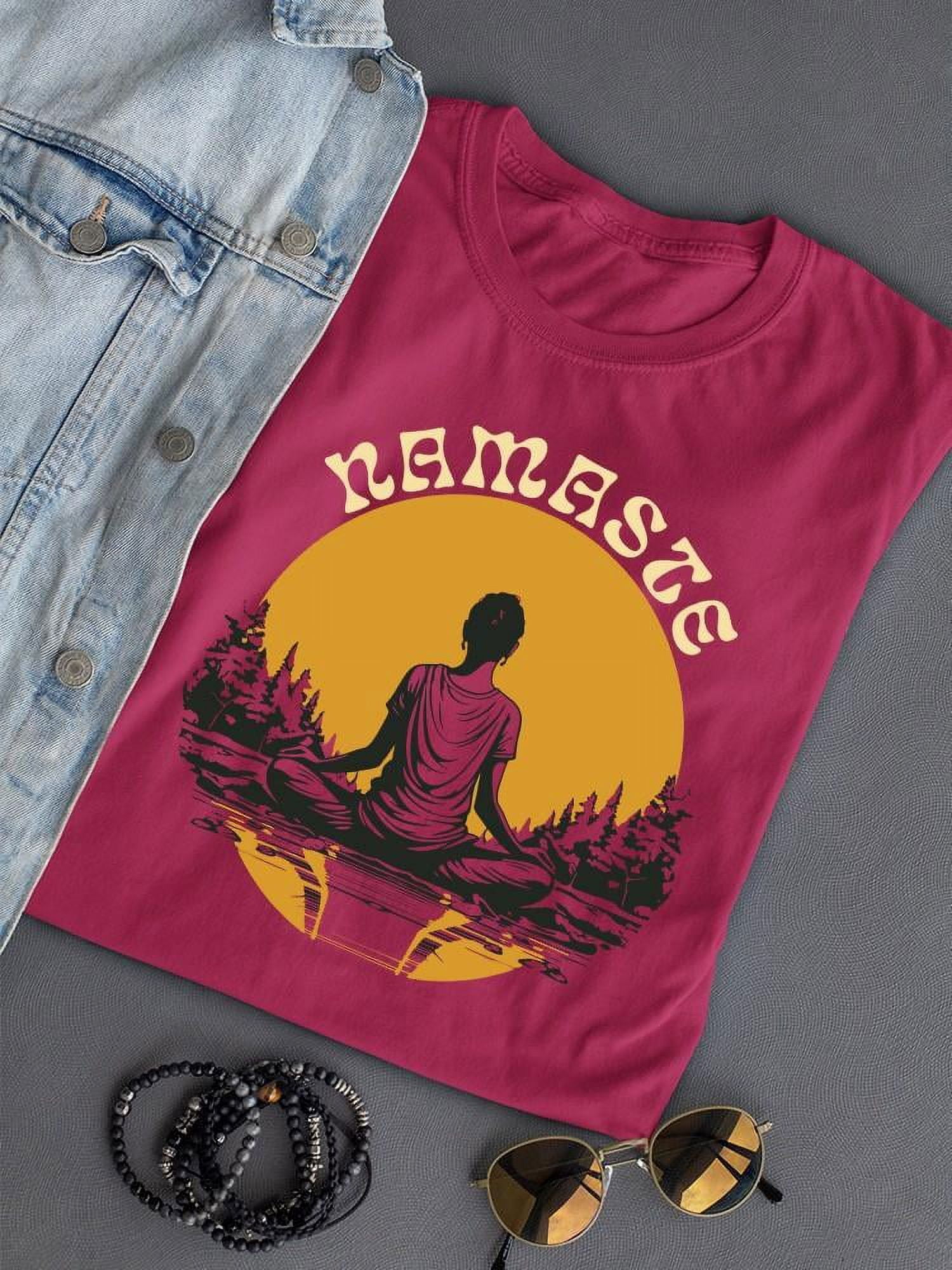 Positive Quote: Namaste T-shirt Color Women's -SelectDesign Designs ...