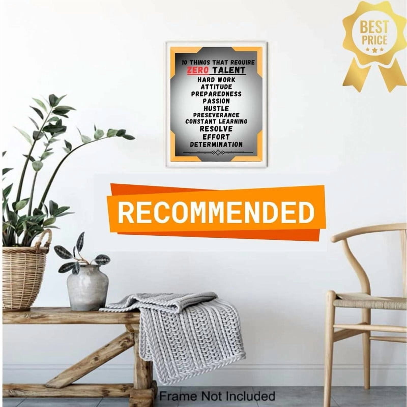 Positive Sayings for Wall Decor - Entrepreneur Wall Art - Inspirational ...