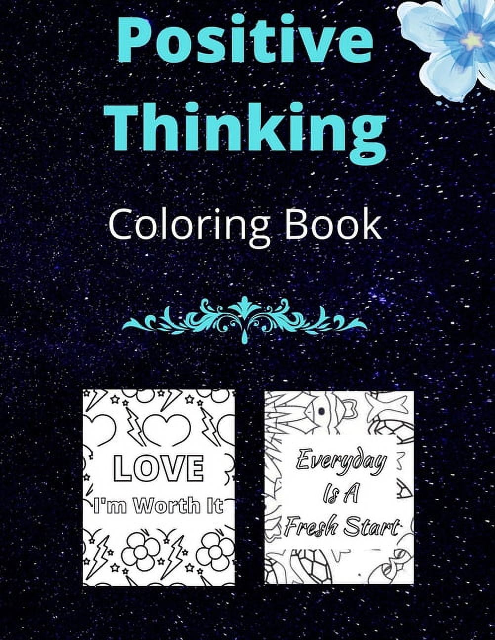Positive Thinking Coloring Book: Relaxing Inspiration to Overcome ...