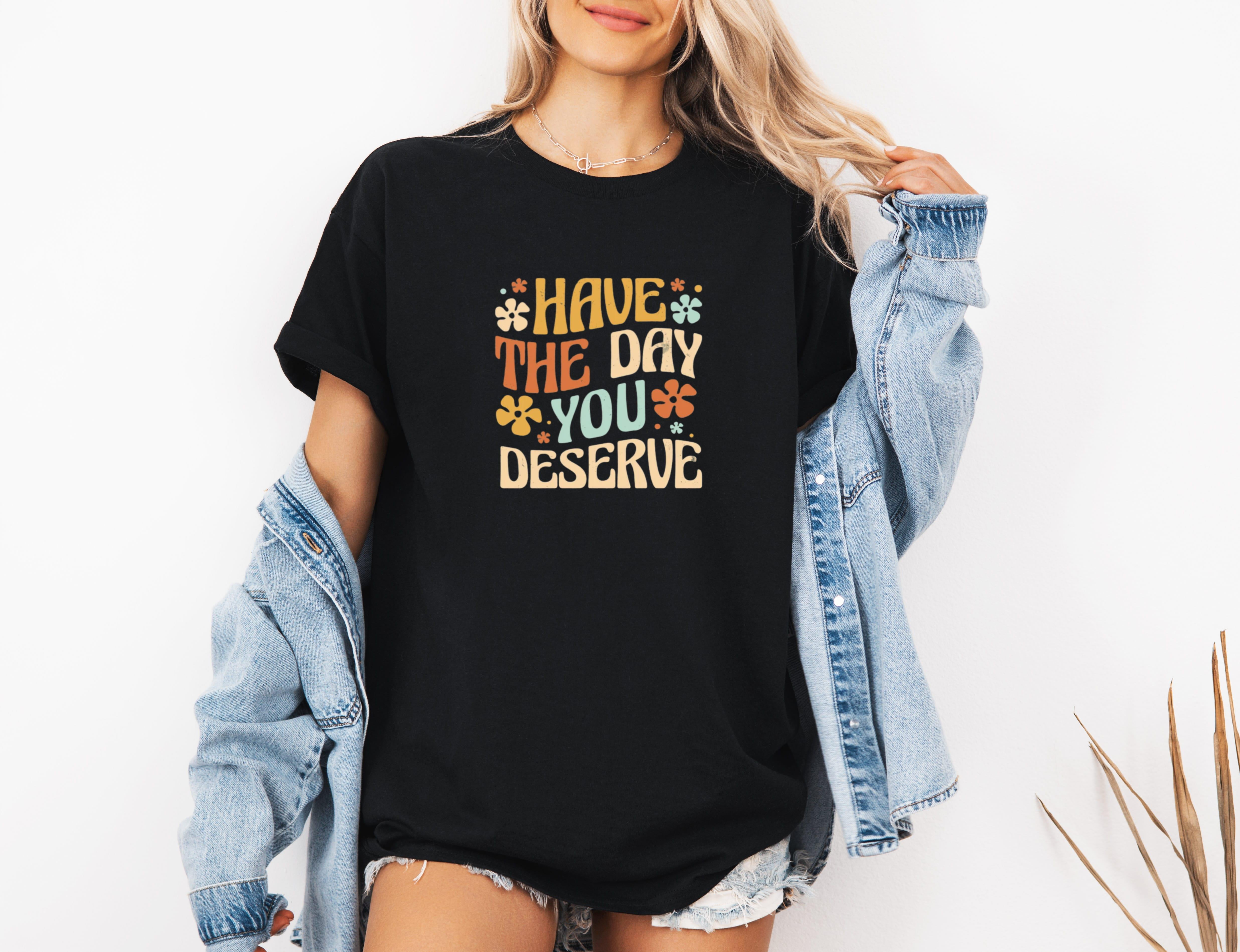 Positive Vibes T-Shirt With Motivational Message For Good Karma Mood ...
