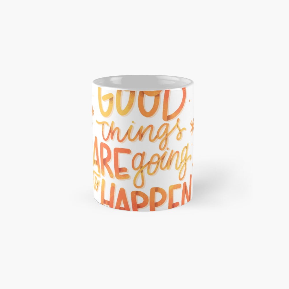 Positive message lettering design Classic Mug - Walmart.com