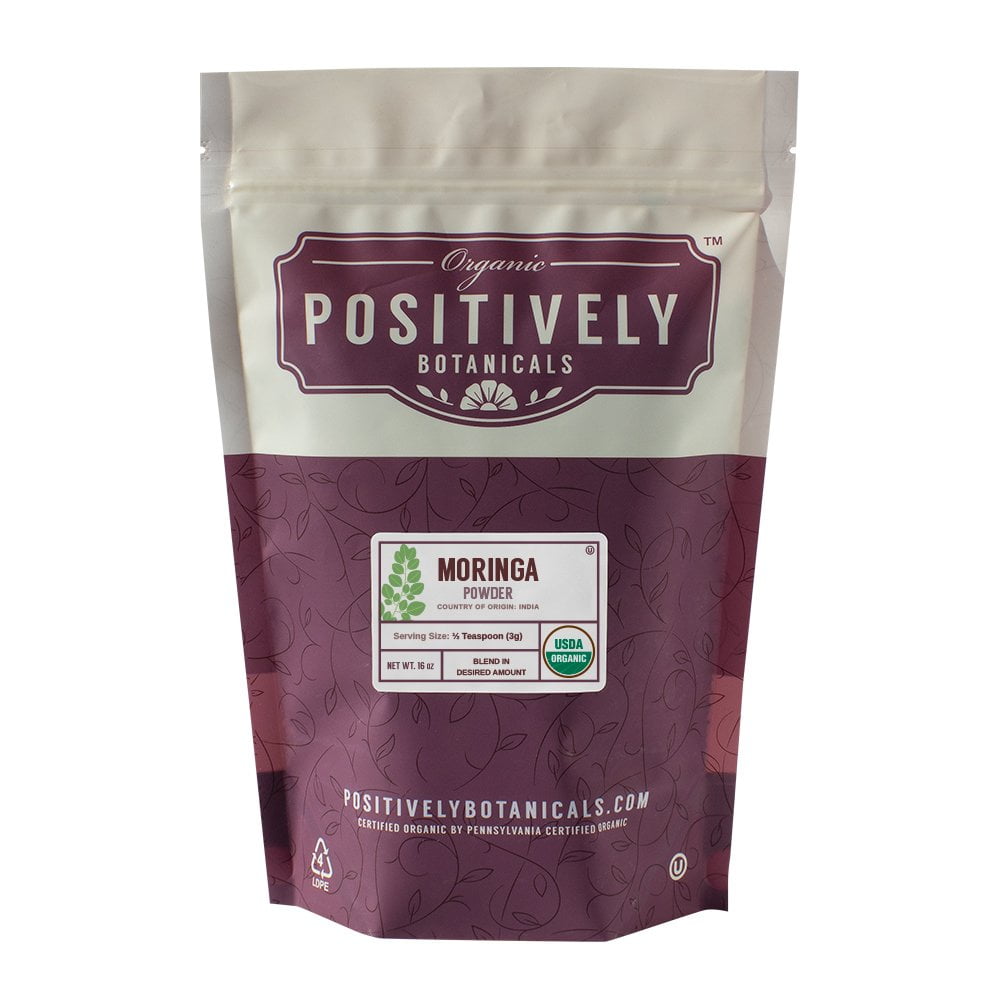 Positively Botanicals Organic Moringa - Botanical Powder, 1 lb bag ...