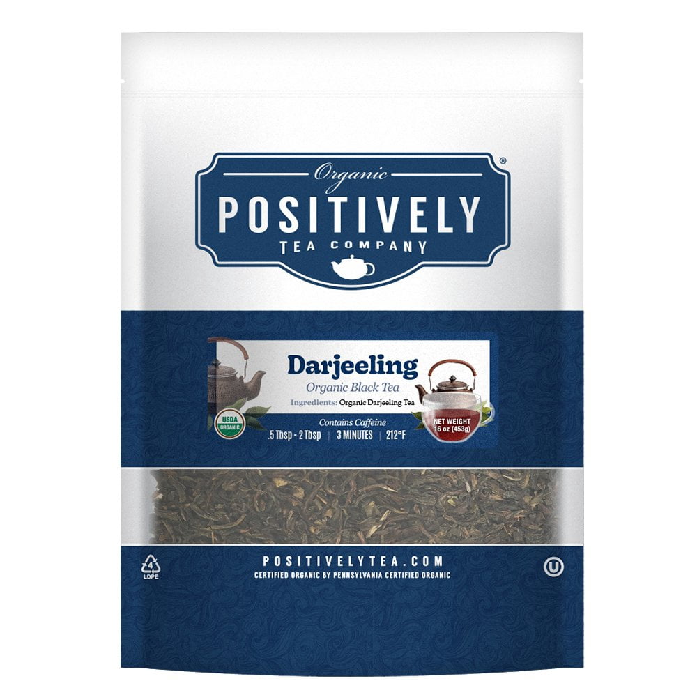 Positively Tea Organic Darjeeling Black Tea, Loose Leaf 1lb - Walmart.com