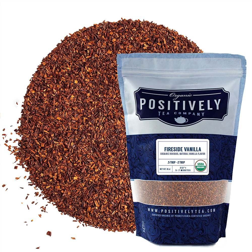 Positively Tea's Fresh Organic Fireside Vanilla Rooibos Loose Leaf Tea ...