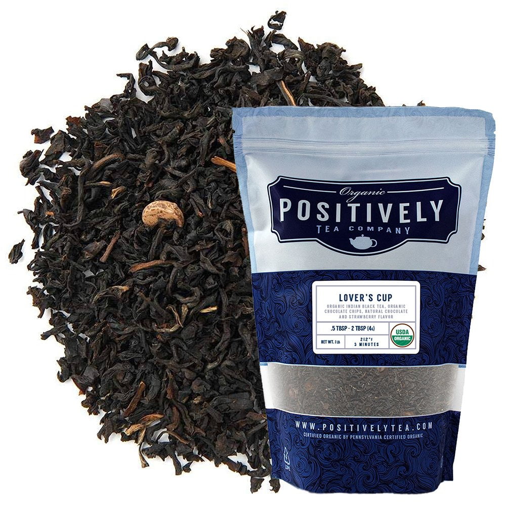 Positively Tea's Organic Lover's Cup, High Caffeine, Chocolate ...