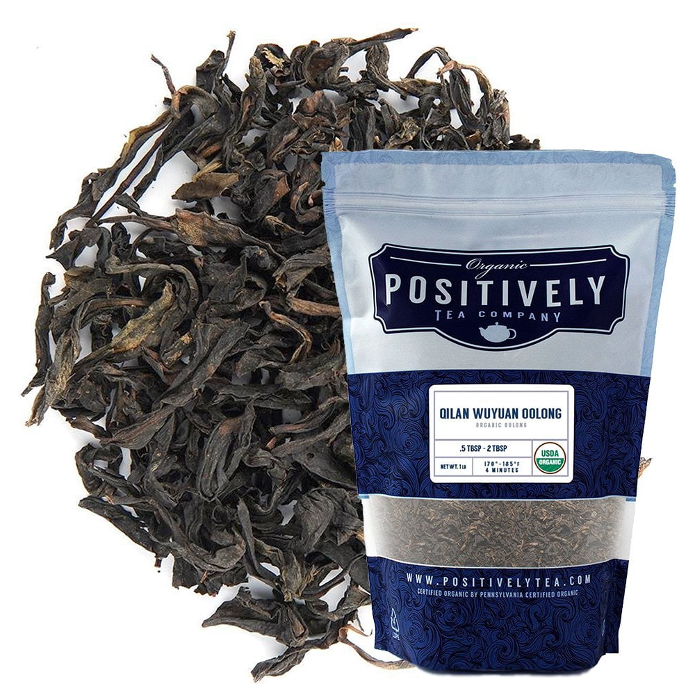 Positively Tea's Organic Qilan Wuyuan Oolong Tea, Loose Leaf, 1 Pound ...